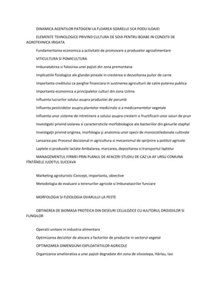 Teme licenta agronomie | PDF