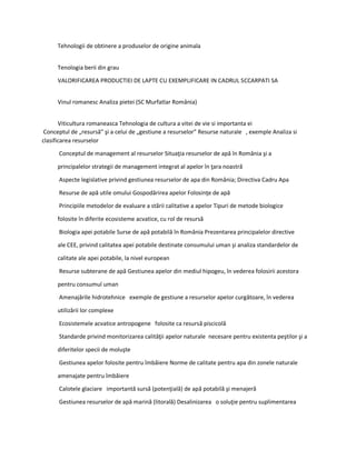 Teme licenta agronomie | PDF