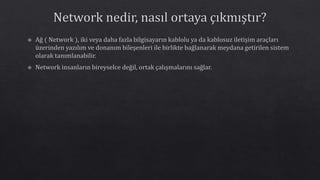 Temel Network Bilgileri | PPTX
