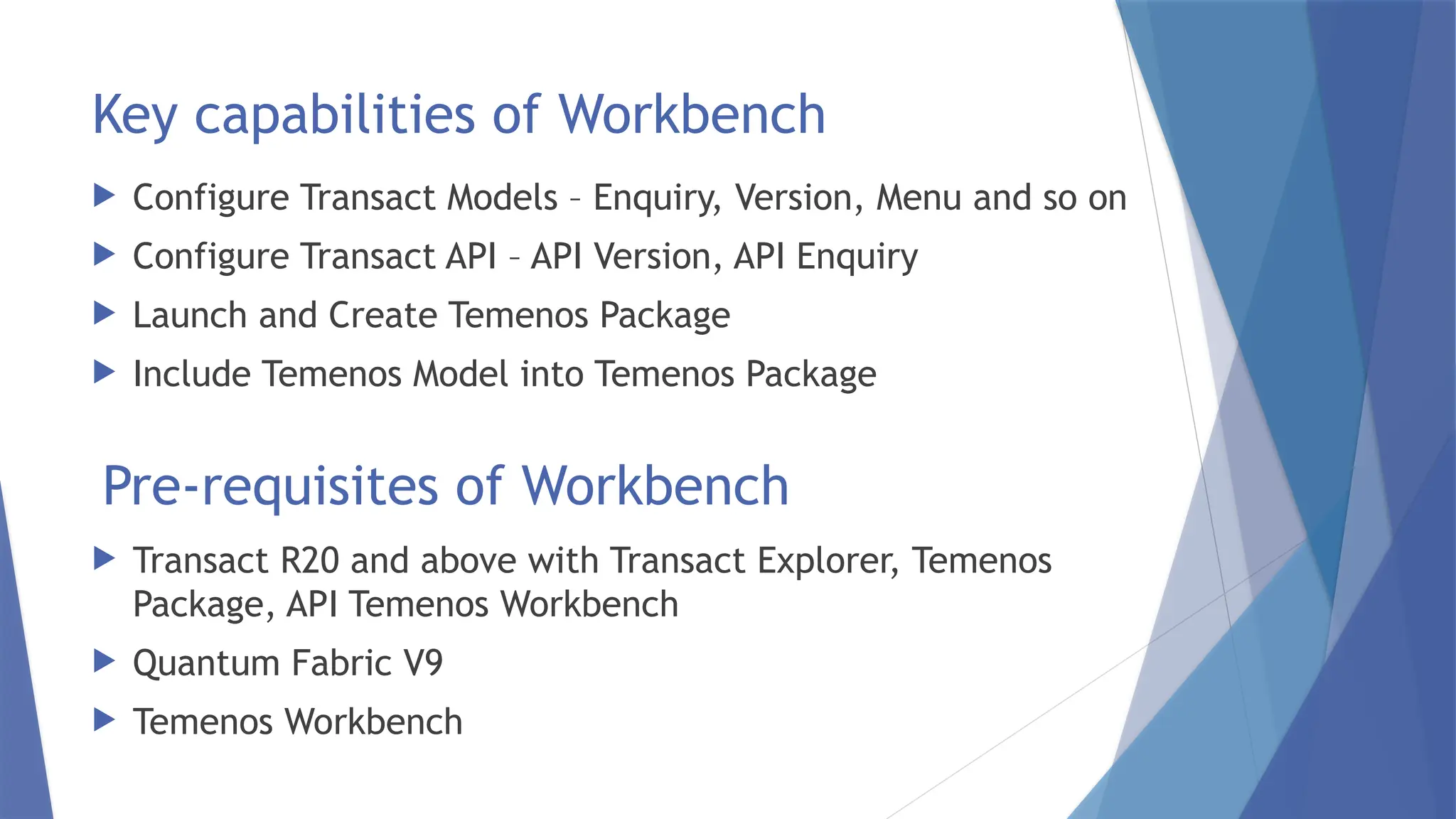 TEMENOS WORKBENCH 1 Installation guide for T24 | PPTX