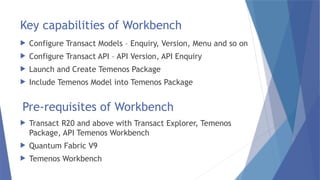 TEMENOS WORKBENCH 1 Installation guide for T24 | PPTX