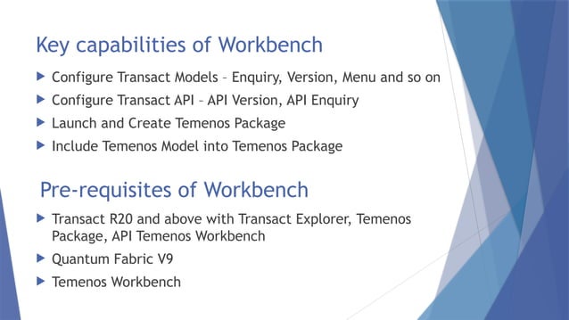 TEMENOS WORKBENCH 1 Installation guide for T24 | PPTX