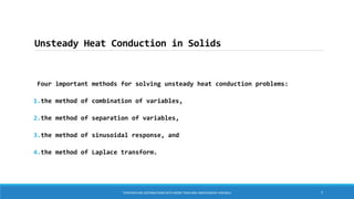 Temperature distributions with more than one independent variable | PPTX