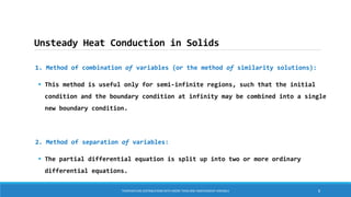 Temperature distributions with more than one independent variable | PPTX