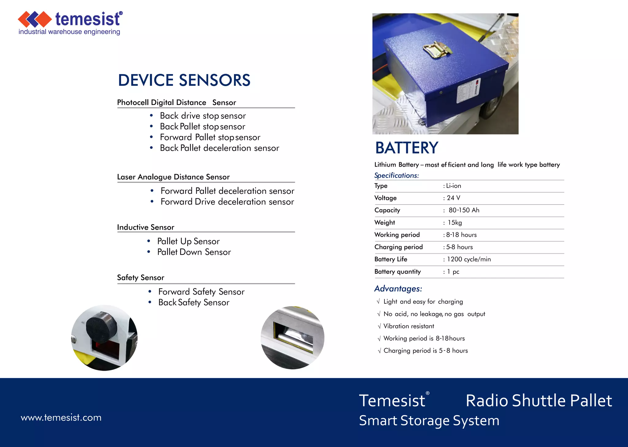 TEMESIST INDUSTRIAL WAREHOUSE ENGINEERING | RADIO PALLET SHUTTLE SYSTEM ...