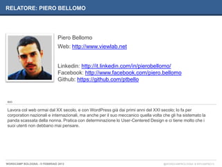 Creare temi custom con _s, Bootstrap e LESS | PPTX