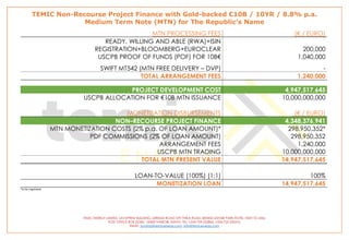 Temic non recourse project finance with mtn - republic name - 30-07-2019 | PPT