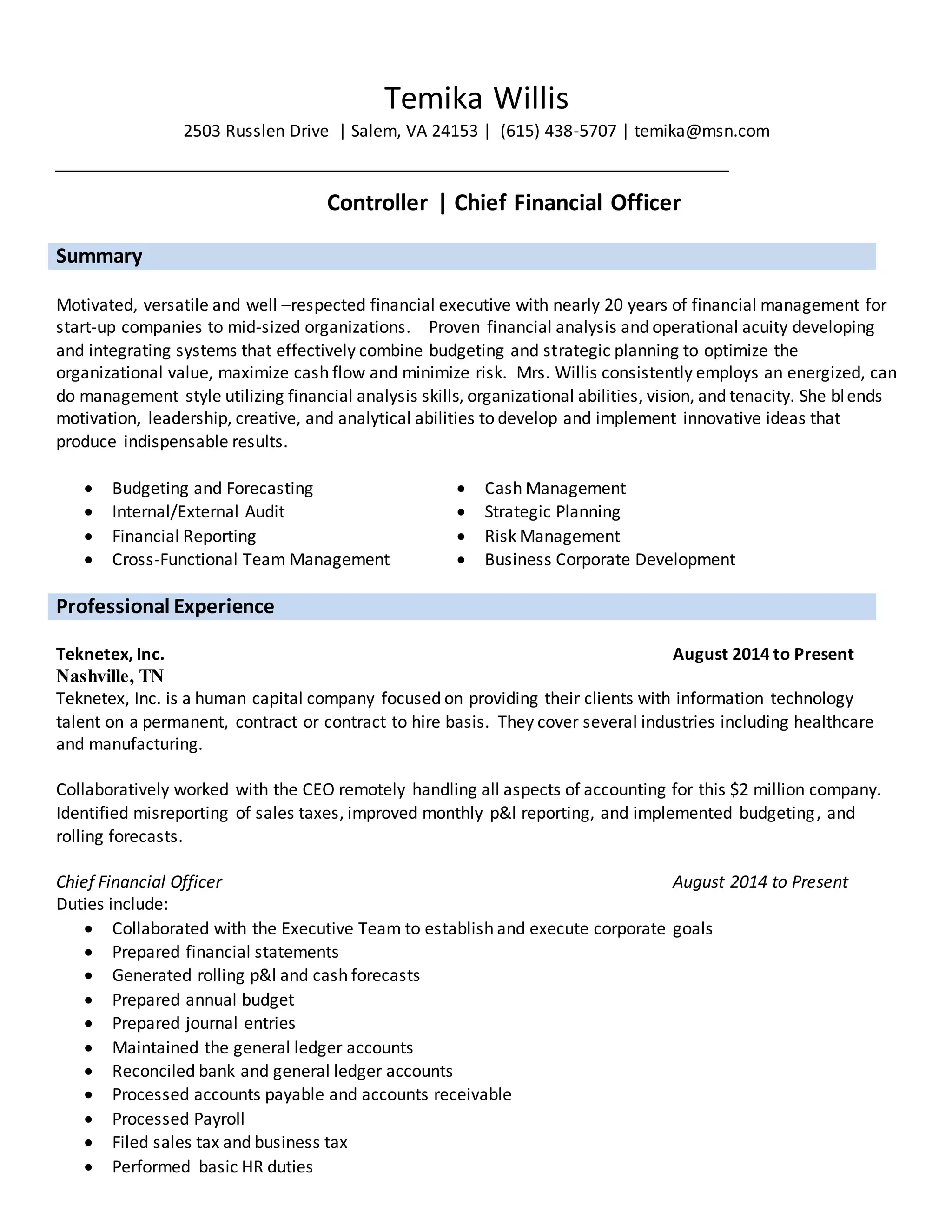 Temika Willis | DOCX