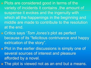 Concept of plot and plot of Tom Jones- R S Crane | PPTX