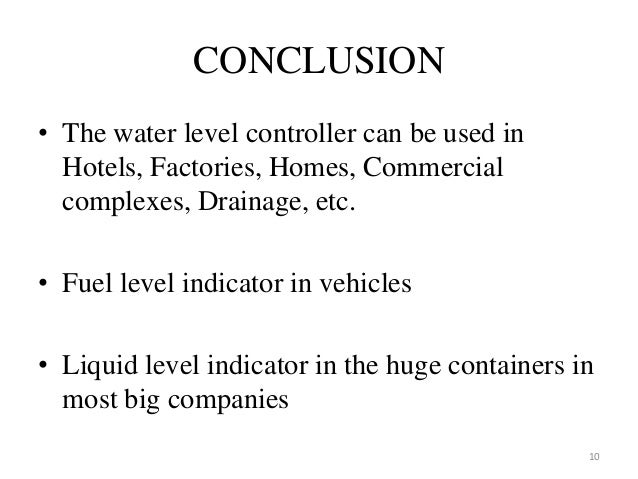 Water Level indicator using Ultrasonic sensors