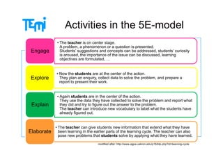 Discovering the 5E with indicators | PDF