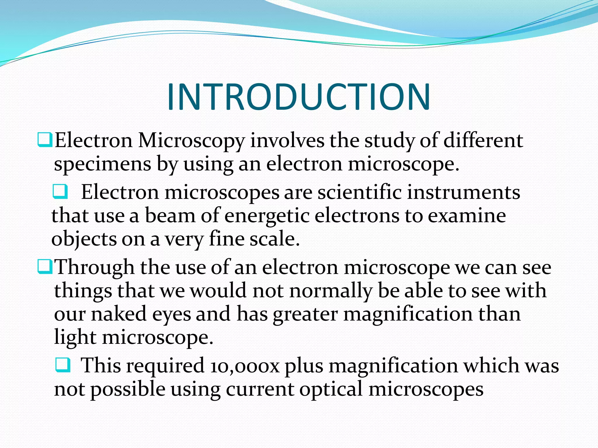 transmission electron microscopy | PPTX