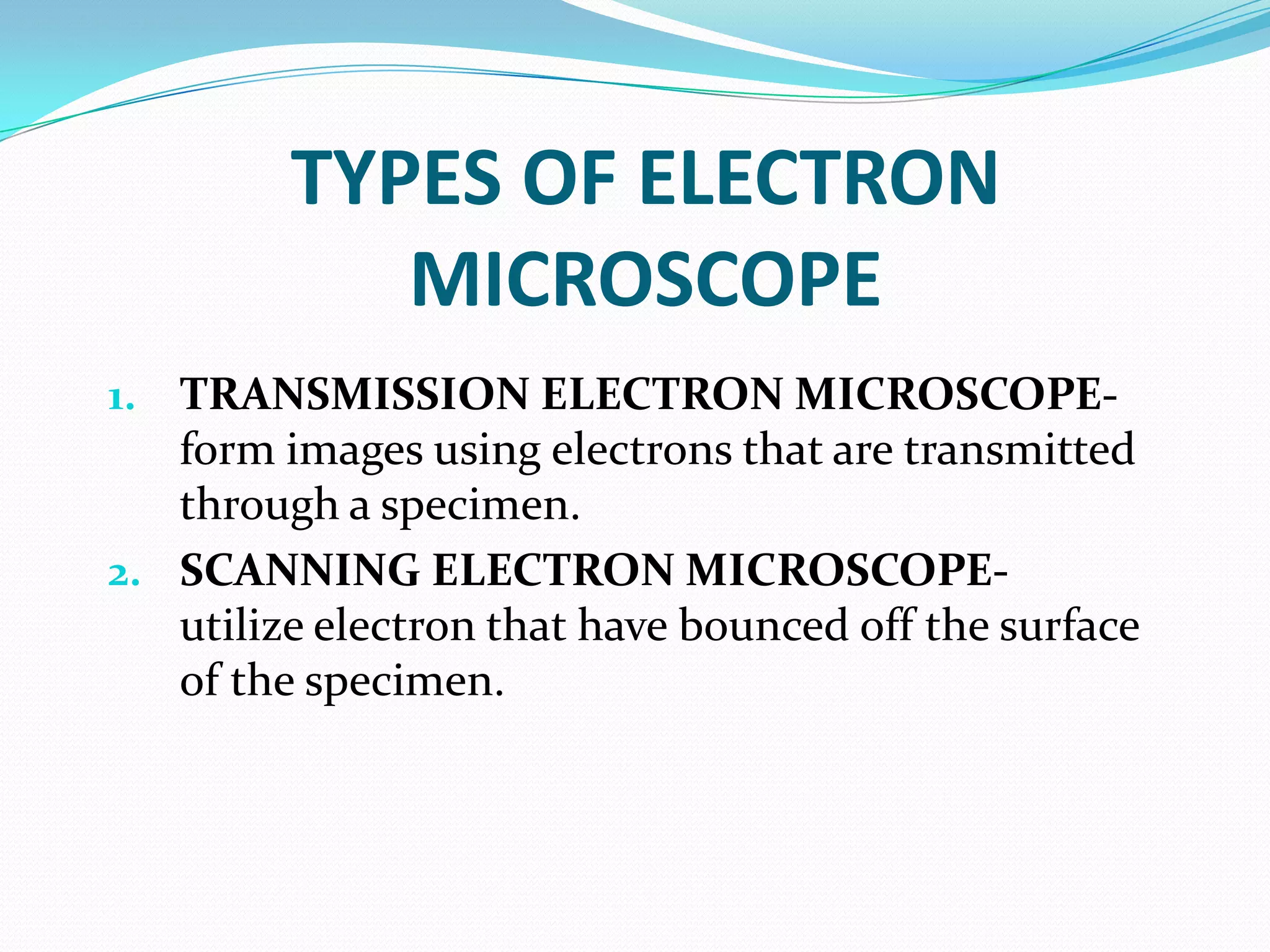 transmission electron microscopy | PPTX