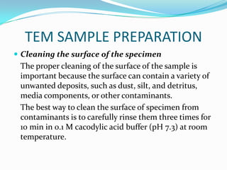 transmission electron microscopy | PPTX