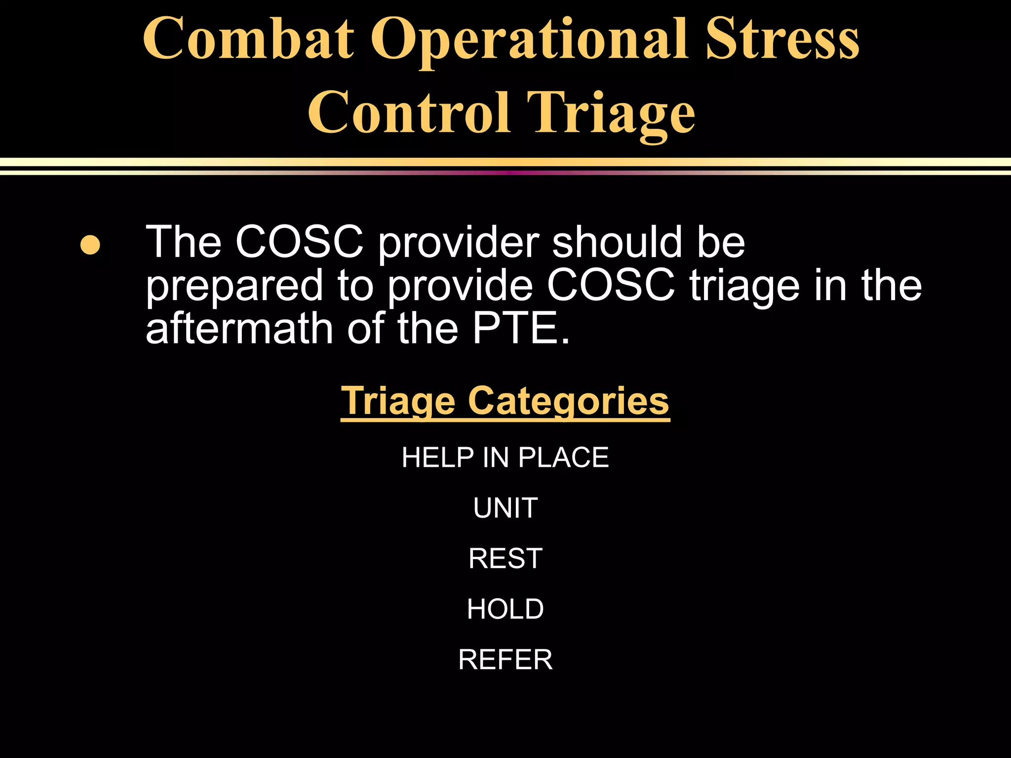 TEM - Traumatic Event Management | PPT