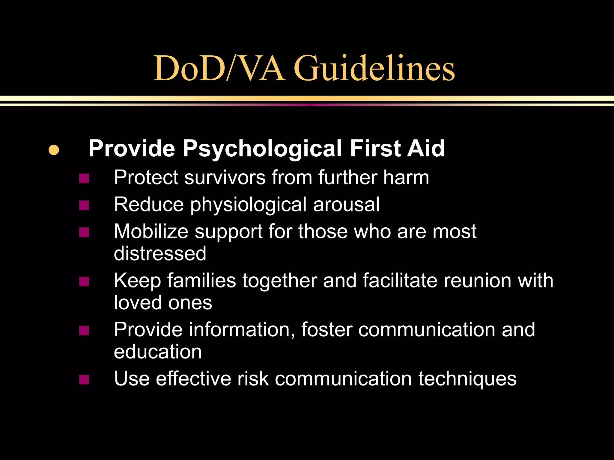 TEM - Traumatic Event Management | PPT