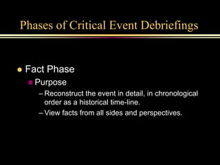 TEM - Traumatic Event Management | PPT