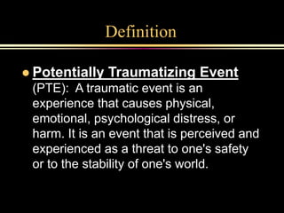 TEM - Traumatic Event Management | PPT
