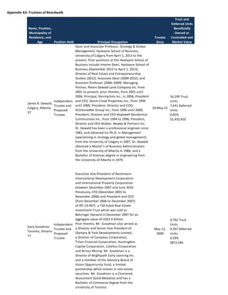 Boardwalk REIT Investment Recommedation Project | PDF