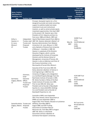 Boardwalk REIT Investment Recommedation Project | PDF