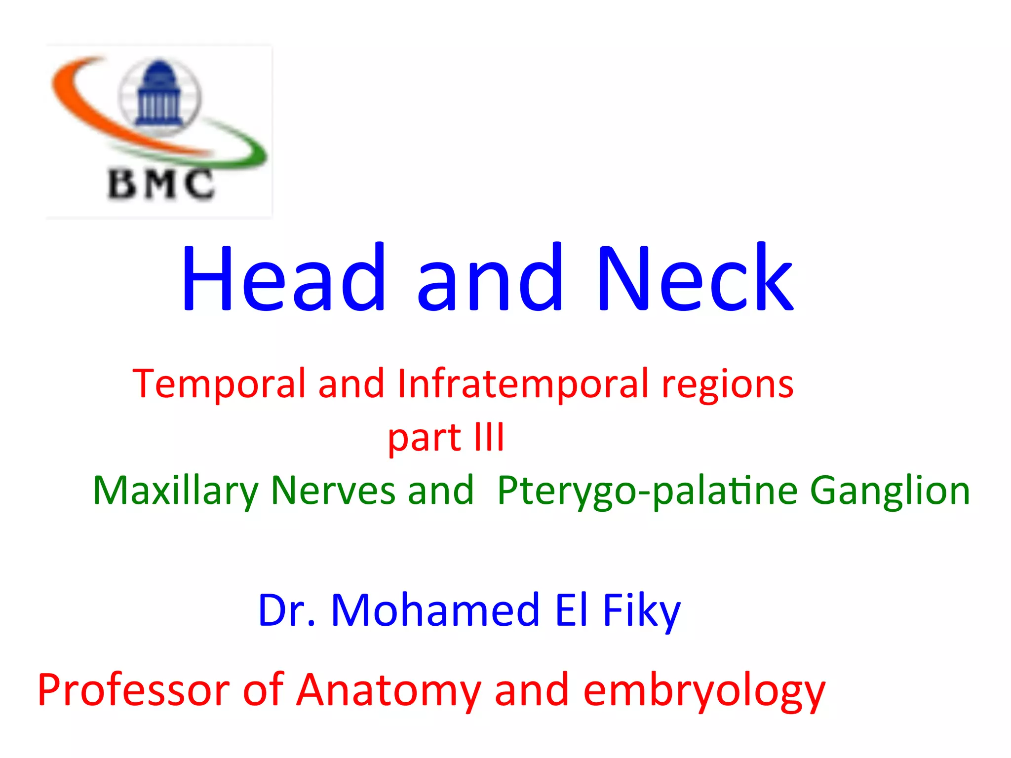 Temporal and infratemporal region part 3 | PDF