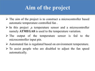 Temparature control fan | PPT