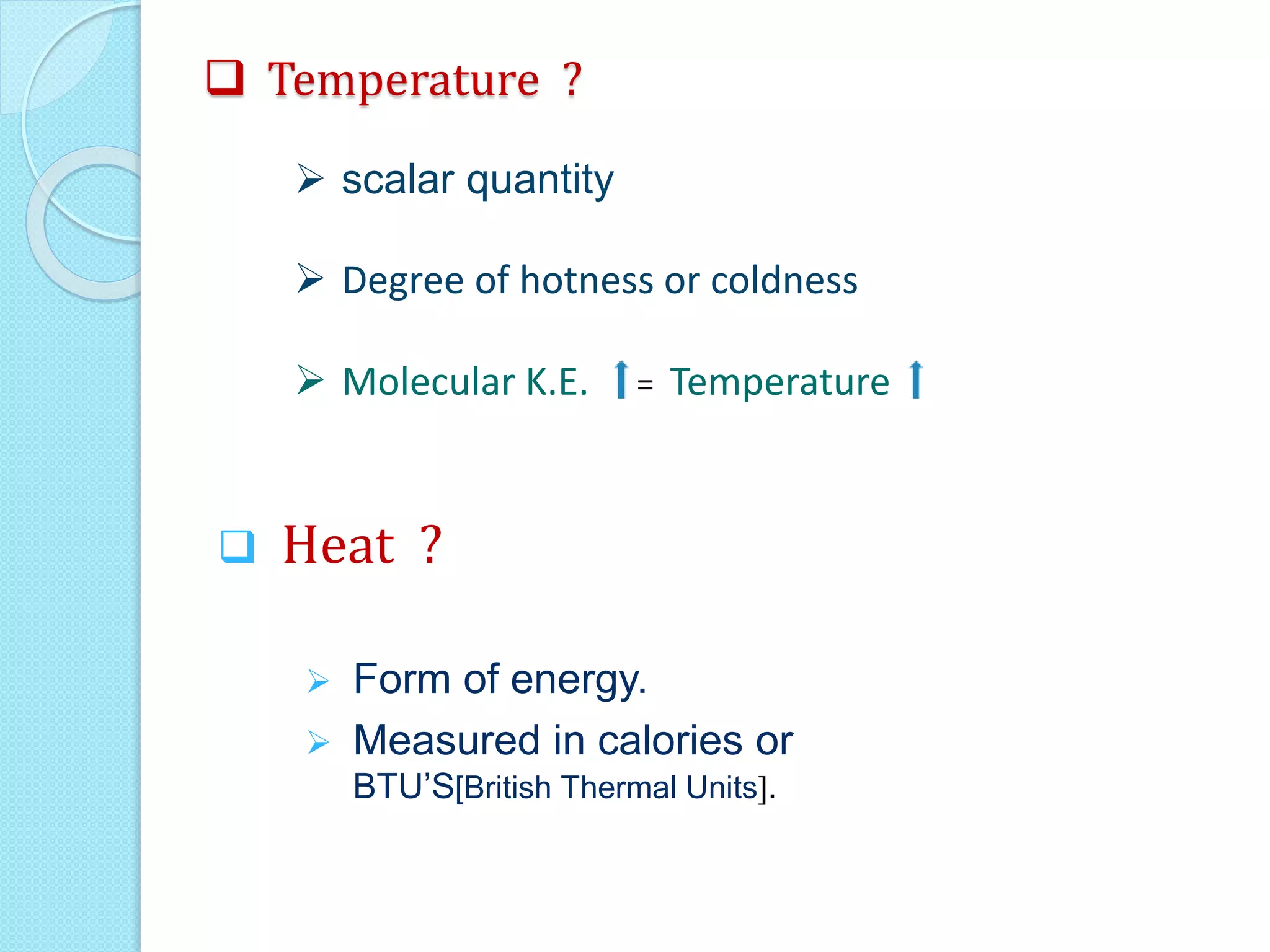 Temperature measurement ppt | PPTX