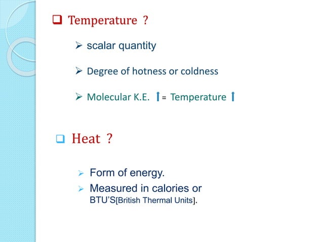 Temperature measurement ppt | PPTX