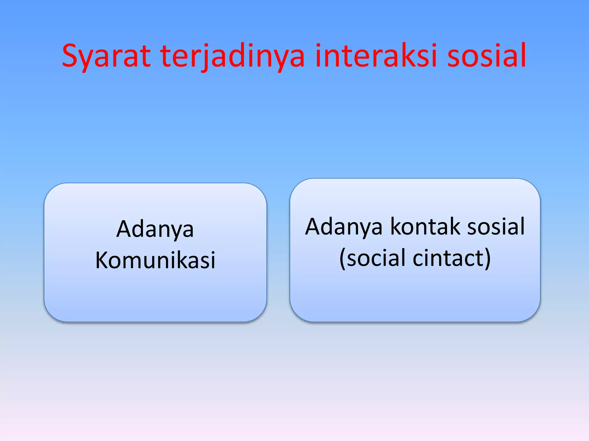 PPT Interaksi Sosial | PPTX