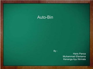 Auto-Bin (Open The Lid Automatically with Arduino) | PPTX