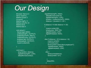 Auto-Bin (Open The Lid Automatically with Arduino) | PPTX