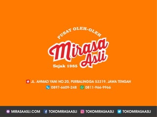 TEMPAT WISATA ALAM DI PURBALINGGA JAWA TENGAH REKOMENDASI MIRASA ASLI | PDF