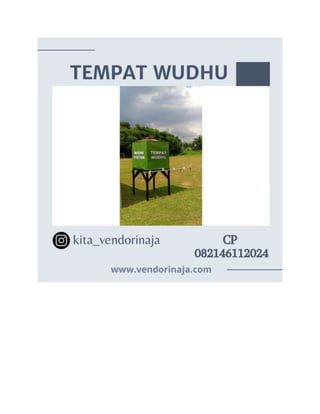 Sewa Tempat Wudhu Sejabodetabek dan Sekitarnya | PDF