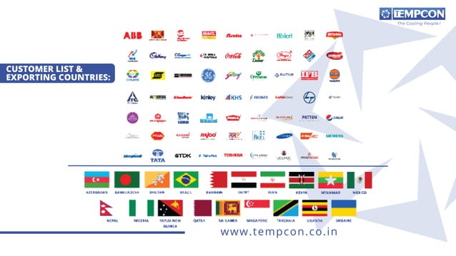 Company Profile of Tempcon - Chiller Manufacturer In India | PPT