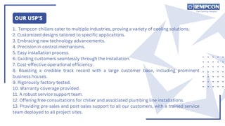 Company Profile of Tempcon - Chiller Manufacturer In India | PPT
