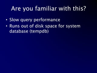 Managing Your TempDb | PPT
