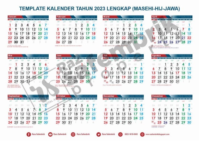 Mentahan Template Design Kalender 2023 | PDF