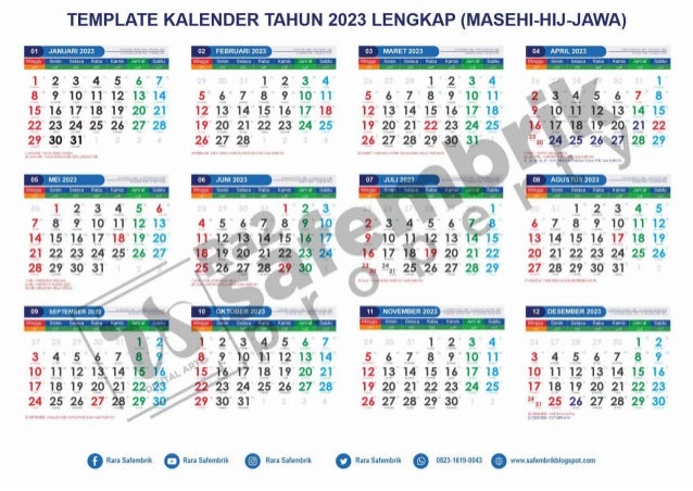 Mentahan Template Design Kalender 2023 | PDF