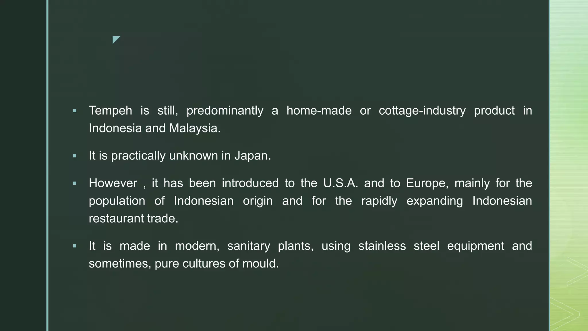 Tempeh production | PPTX