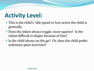 Temperament - KNOW YOUR CHILD | PPSX