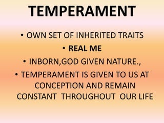 Temperament | PPTX