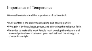Temperance | PPT
