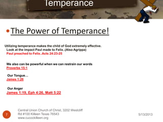 Temperance | PPTX