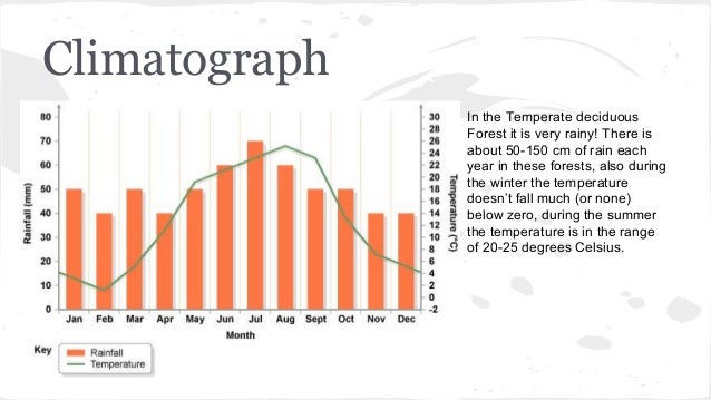 Temperate Deciduous Forest Climatogram