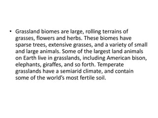 Temperate grassland | PPTX