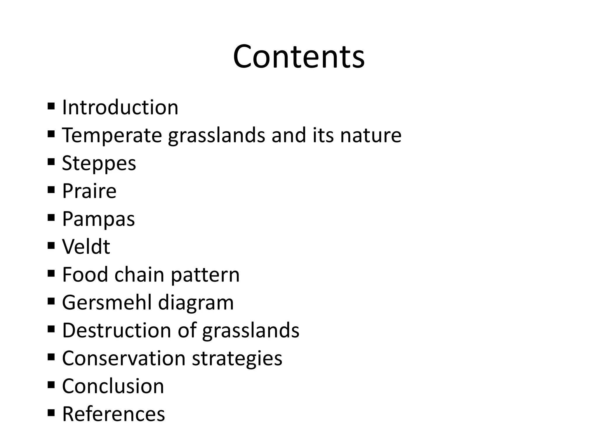Temperate grasslands | PPTX