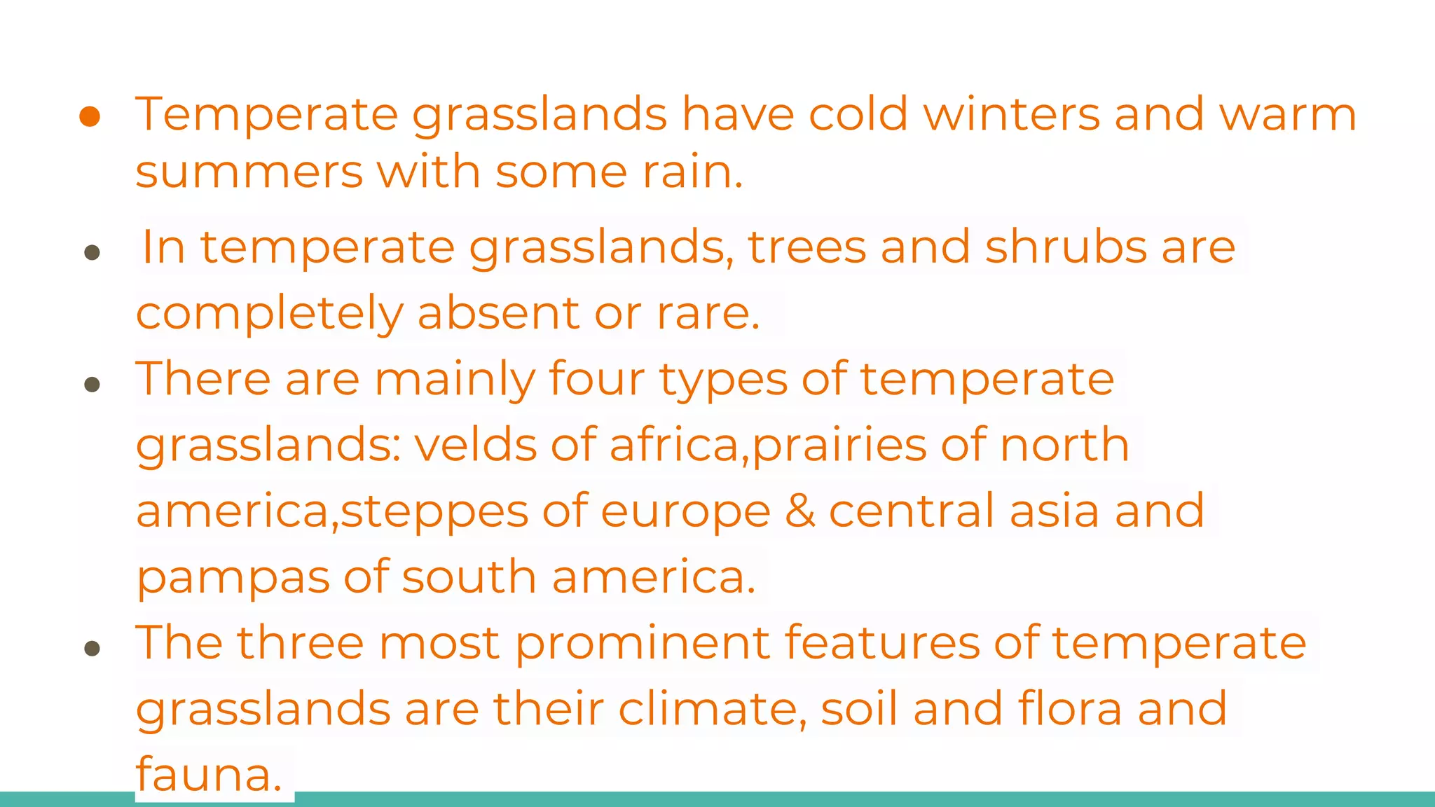 Temperate grasslands | PPTX