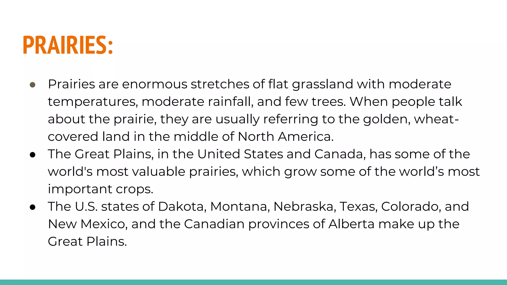Temperate grasslands | PPTX