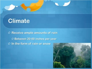 Temperate rain forest | PPTX