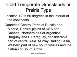 Temperate regions | PPT | Geography | Science